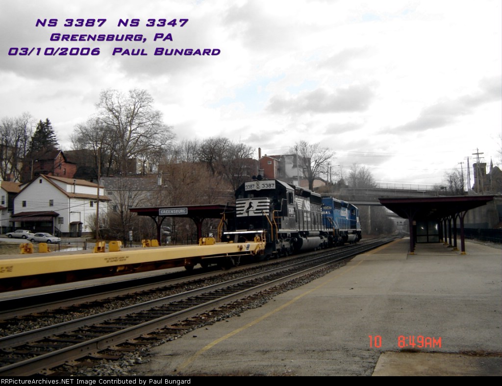 NS 3387 SD40-2 NS 3347 SD40-2 03/10/2006
